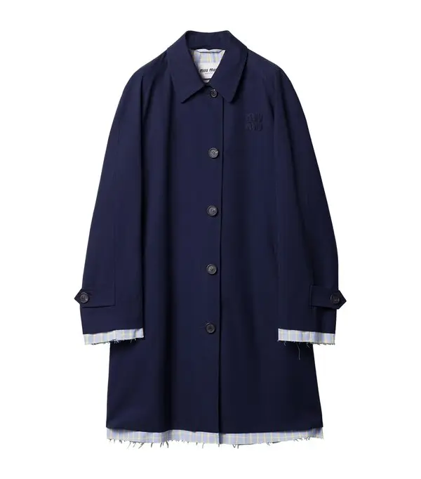 Miu Miu Cotton Poplin Coat