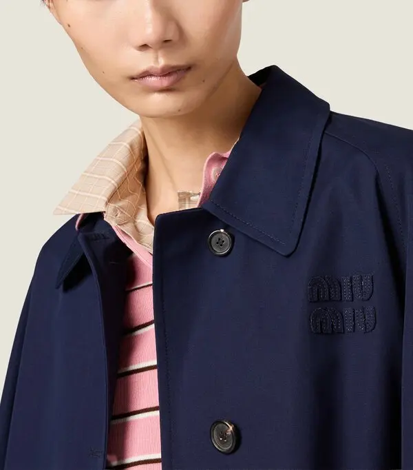 Miu Miu Cotton Poplin Coat