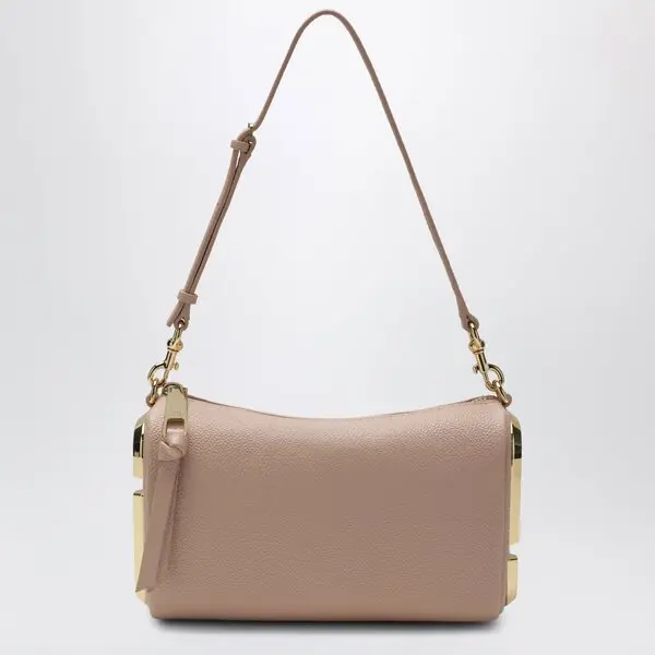 Marc Jacobs Snapshot Crossbody Bag In Grained Leather - Pink