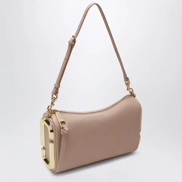 Marc Jacobs Snapshot Crossbody Bag In Grained Leather - Pink