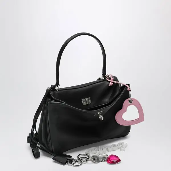 Balenciaga Small Rodeo Bag In Smooth Calf Leather With Charm