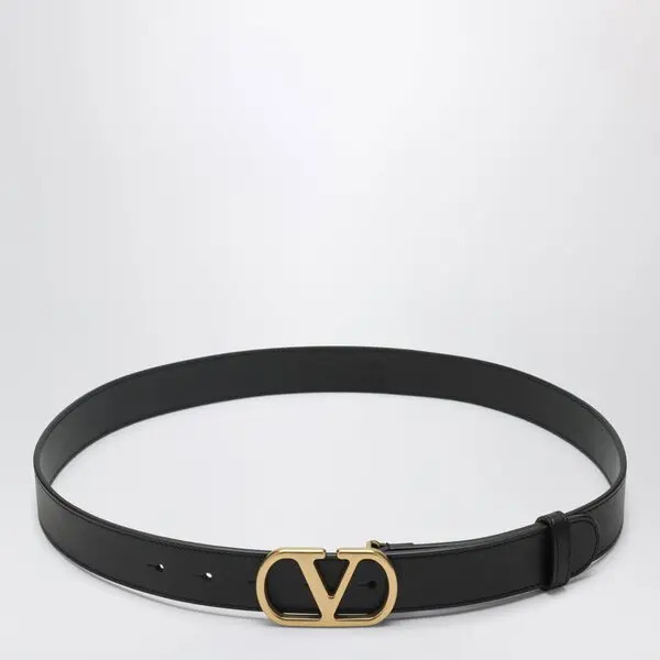 Valentino Garavani Vlogo Signature Belt - Black