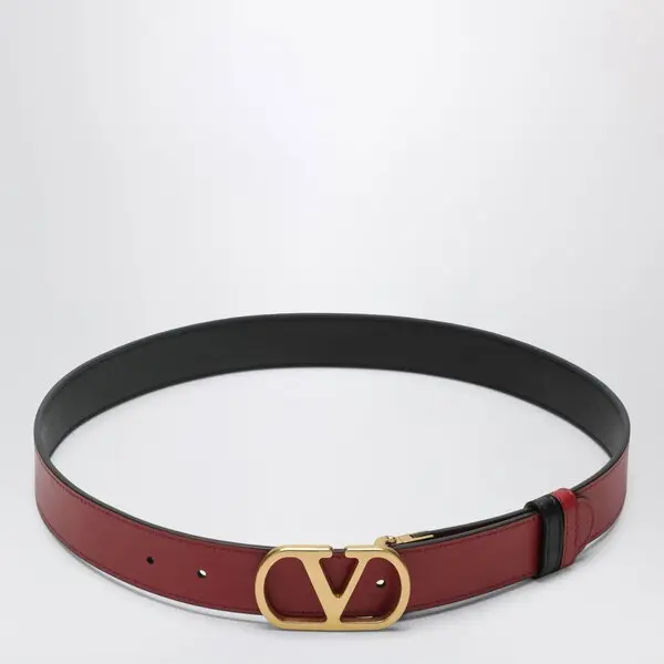 Valentino Garavani Reversible Vlogo Signature Belt - Black