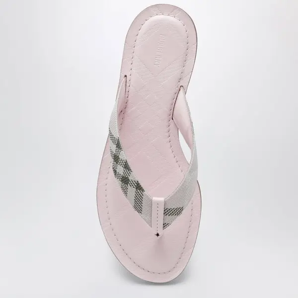 Burberry Pavilion Check Pattern Sandals - Pink