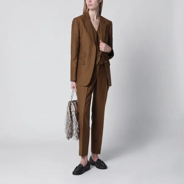Burberry Tailored Wool And Mohair Jacket