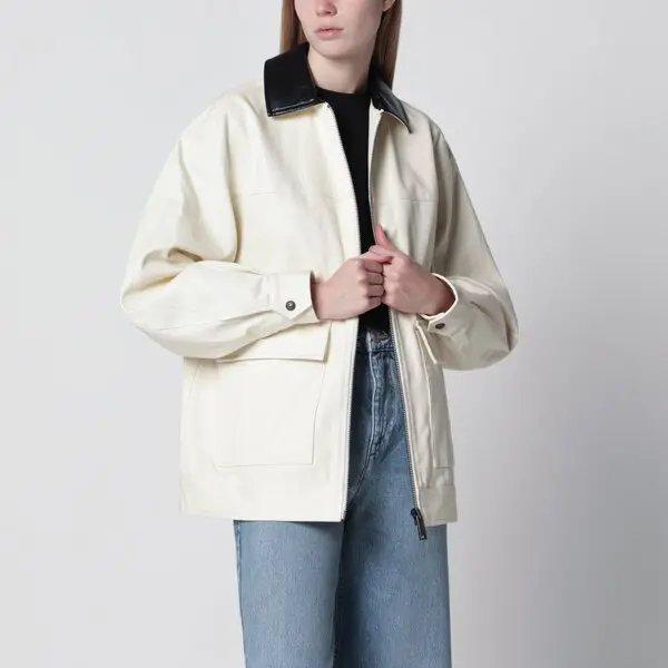 ANINE BING Holden Cotton Jacket - White