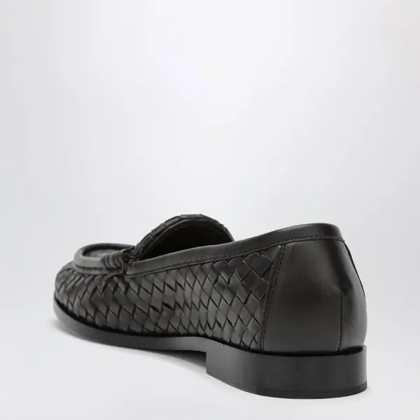 Bottega Veneta Silenzio Intrecciato Nappa Loafers - Brown