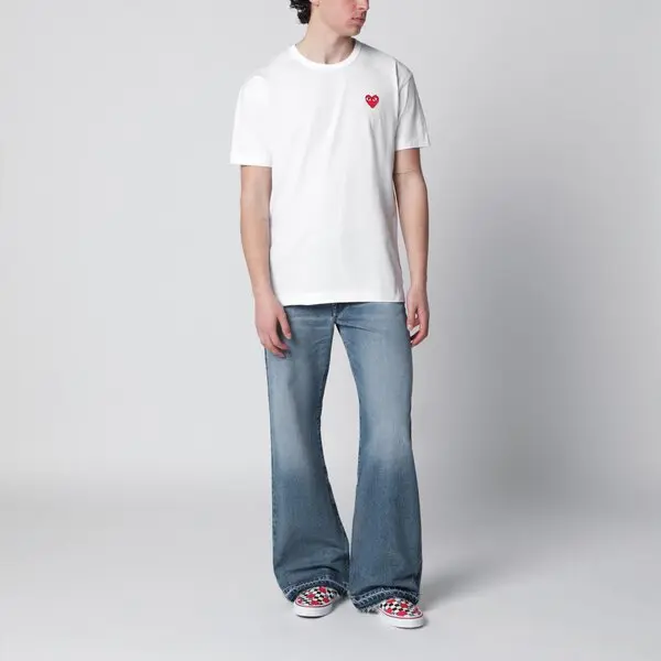 Play Comme Des Garcon Cotton T-shirt - White