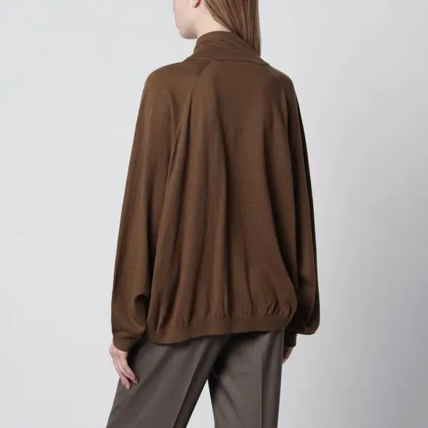 THE FRANKIE SHOP Baxe Wool Blend Knit Sports Jacket