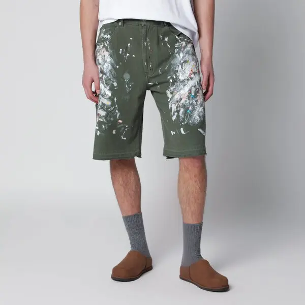 GALLERY DEPT. Hand-painted Bermuda Shorts - Green