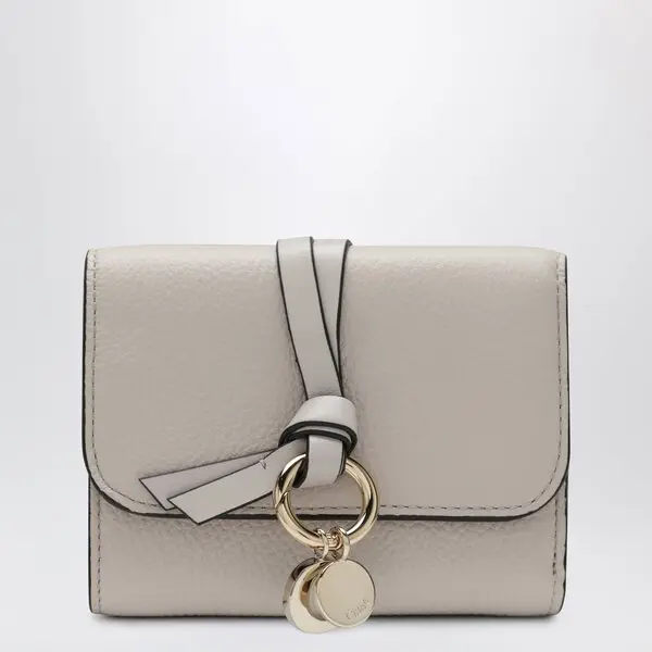 Chloé Alphabet Small Trifold Wallet - Grey