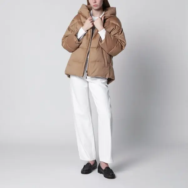 Max Mara Reversible Camel Down Jacket