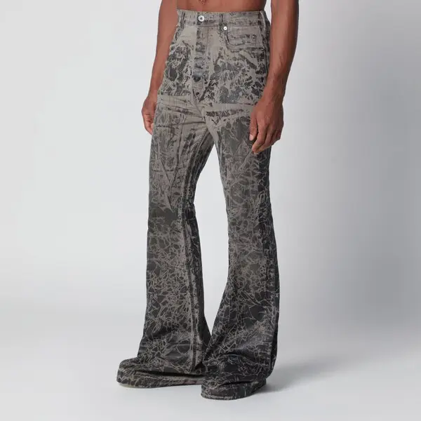Rick Owens Concordians Bolan Bootcut High-rise Jeans - Black