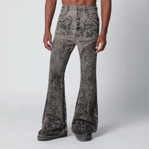 Rick Owens Concordians Bolan Bootcut High-rise Jeans - Black