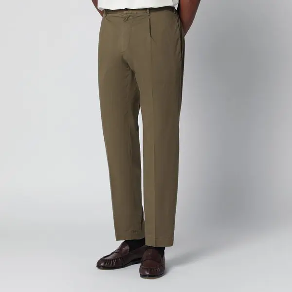 SANTANIELLO Cotton Blend Trousers