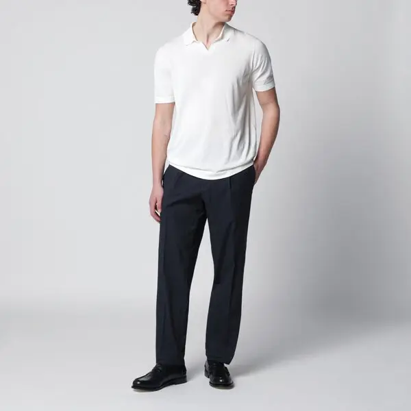 SANTANIELLO Cotton-blend Trousers