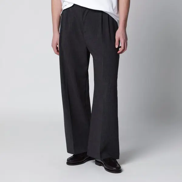 THESTROY Dark Inno Wide Leg Trousers - Grey