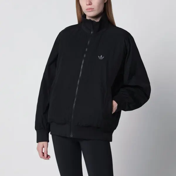 ADIDAS ORIGINALS Oversized Nylon Bomber Jacket - Black