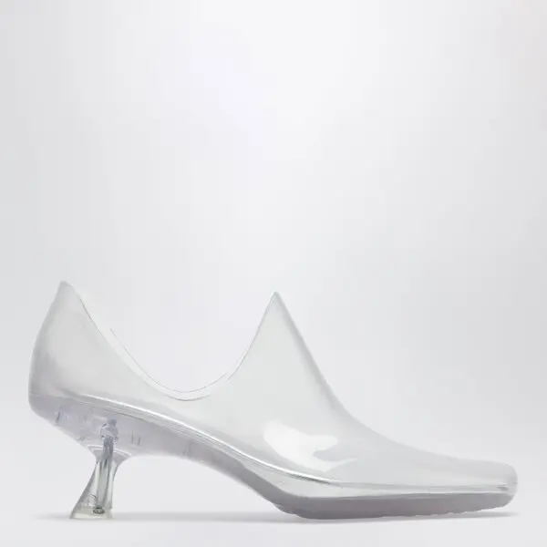 Loewe Emily Transparent Pvc Ankle Boots - White