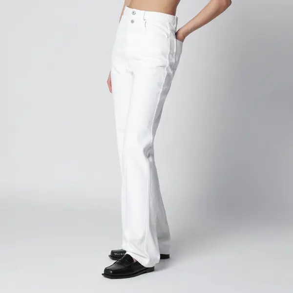 LEMAIRE High-waisted Straight-leg Jeans With Belt