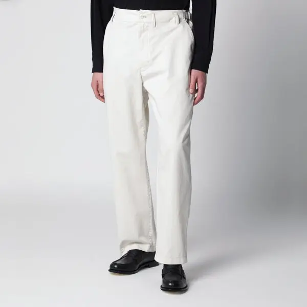LEMAIRE Cotton Trousers - White