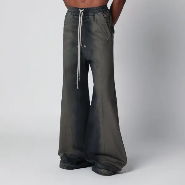 Rick Owens Wide-leg Denim Pants - Multicolor