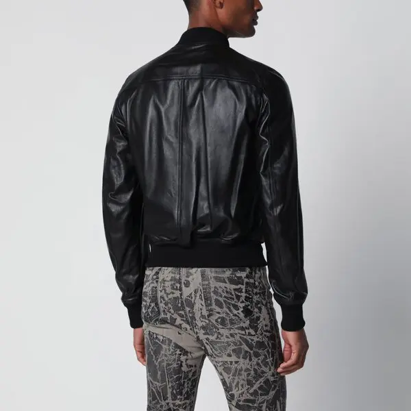 Rick Owens Bauhaus Flight Leather Jacket