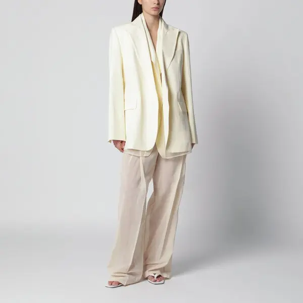 Sportmax Viscose Blend Blazer With Double Collar