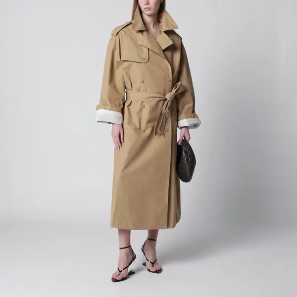 THE FRANKIE SHOP Riva Cotton Trench Coat