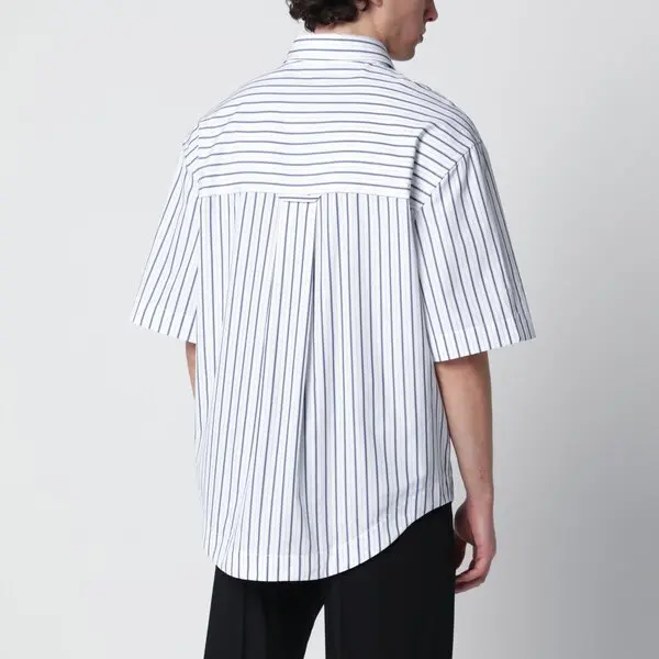 AMI Paris Striped De Coeur Shirt