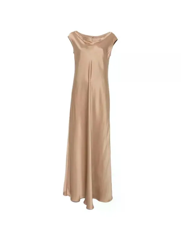 Antonelli Firenze Maxwell Sequin-embellished Maxi Dress - Neutrals