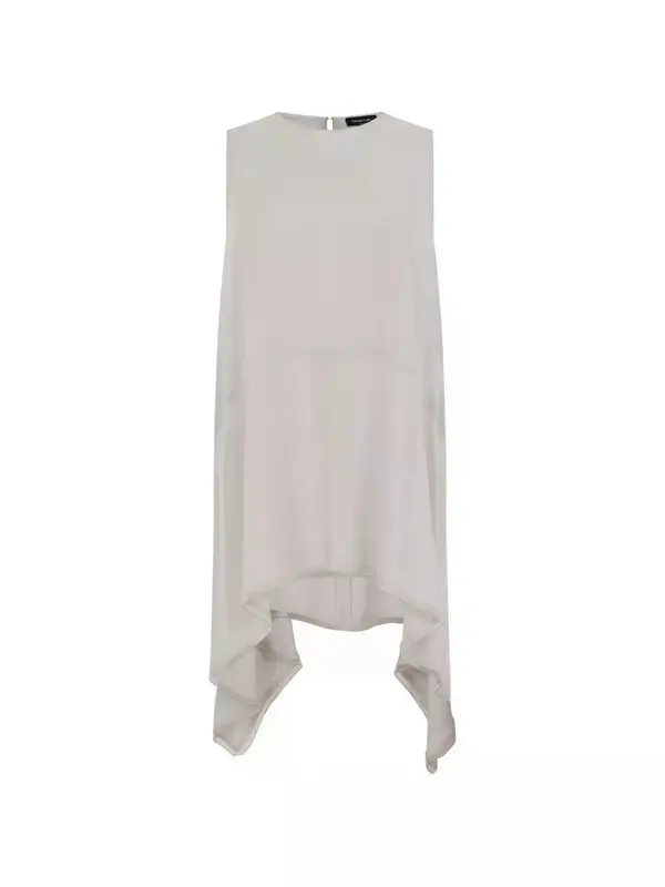 Fabiana Filippi Asymmetric Sleeveless Top - Grey