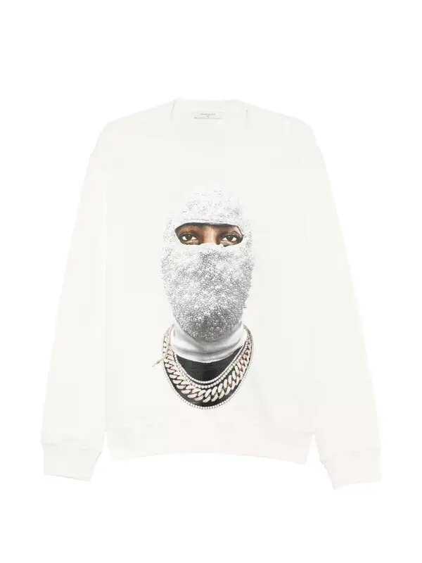 IH NOM UH NIT Graphic-print Sweatshirt - Neutrals