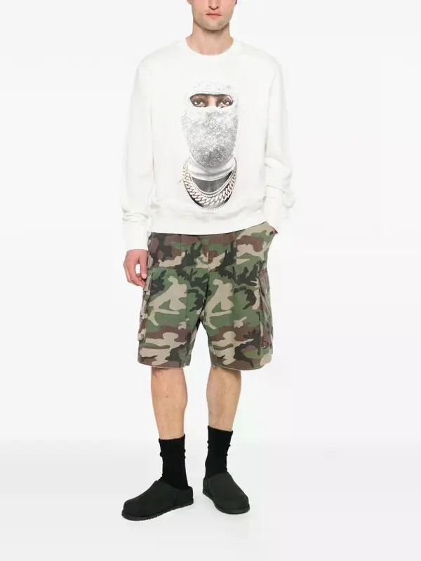 IH NOM UH NIT Graphic-print Sweatshirt - Neutrals