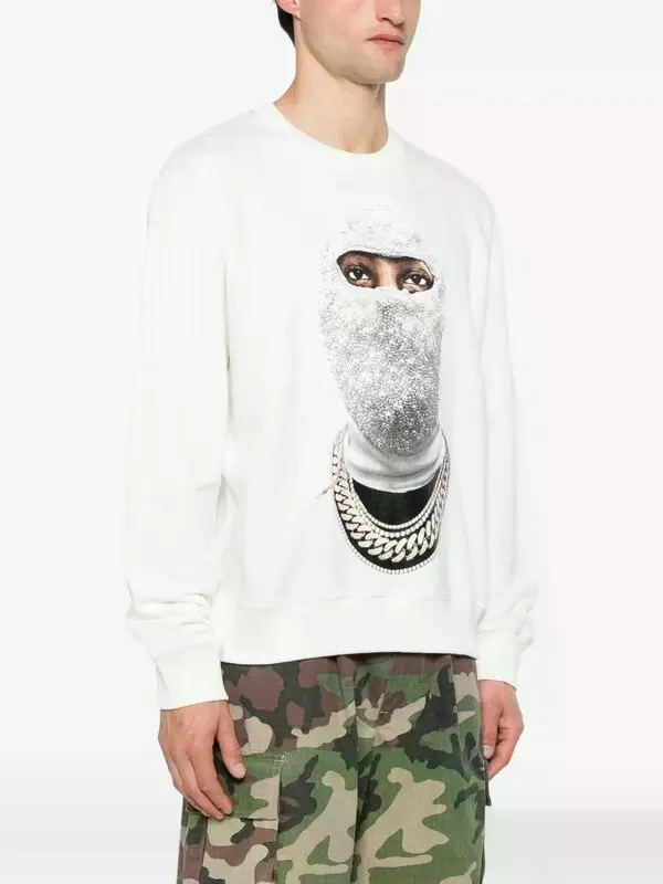 IH NOM UH NIT Graphic-print Sweatshirt - Neutrals