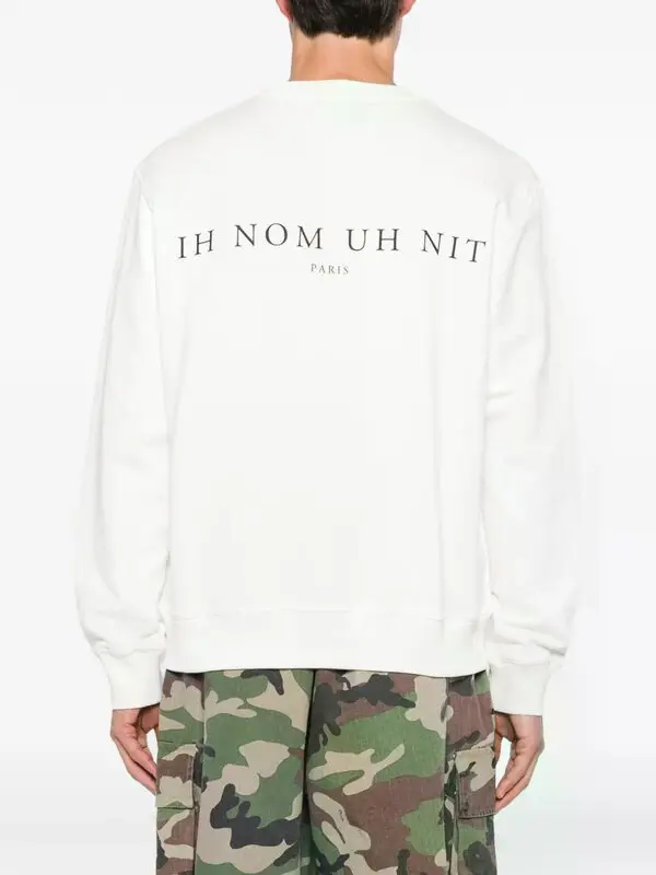 IH NOM UH NIT Graphic-print Sweatshirt - Neutrals