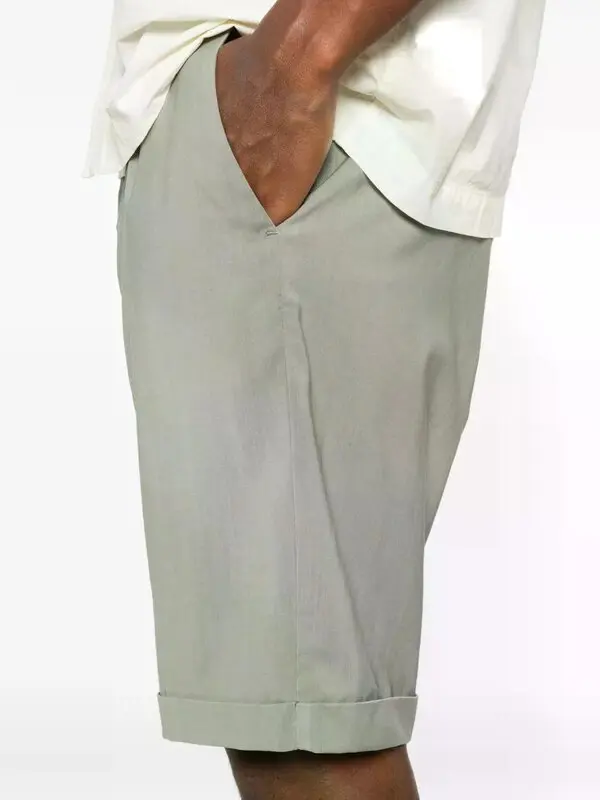 MYTHS Pleated Shorts - Green