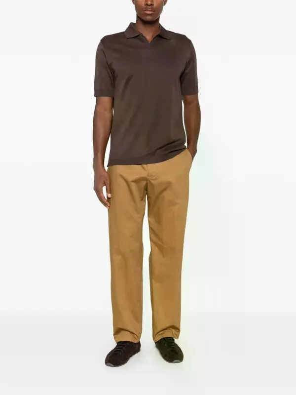 MYTHS Elasticated-waistband Trousers - Brown