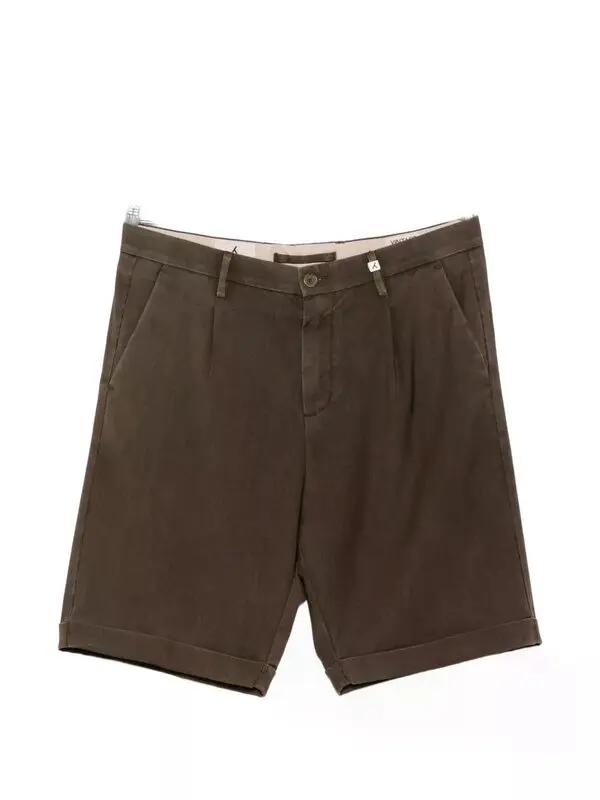 MYTHS Pleated Shorts - Brown