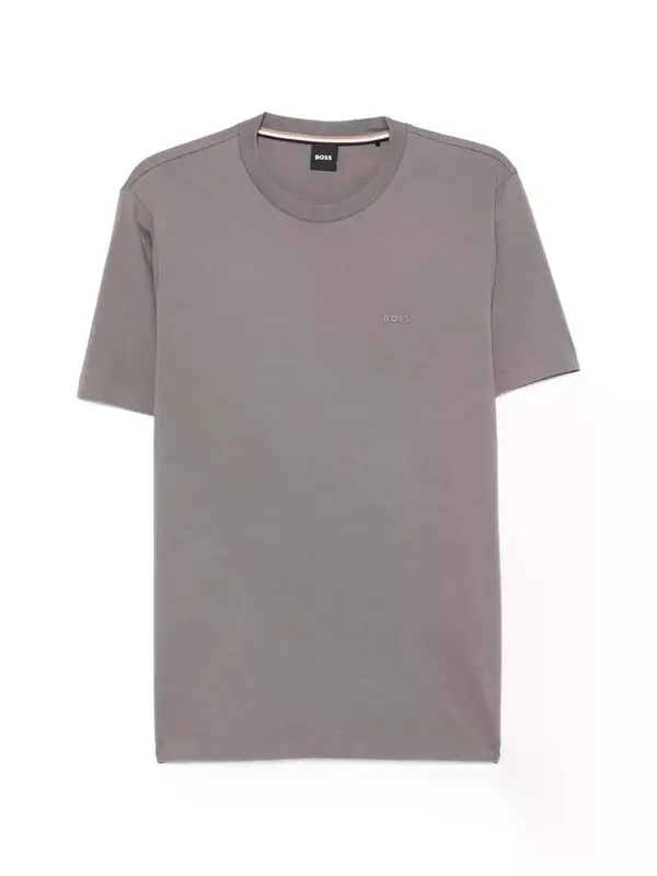 BOSS Logo-detail T-shirt - Grey