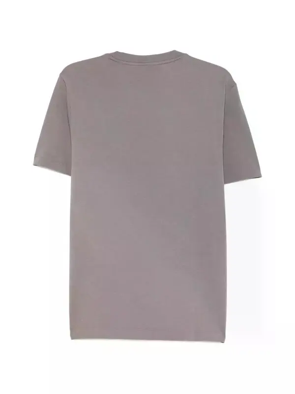 BOSS Cotton-jersey T-shirt With Logo Detail - Grey
