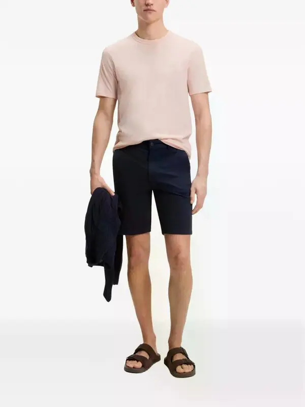 BOSS Cotton Jersey T-shirt With Logo Detail - Pink