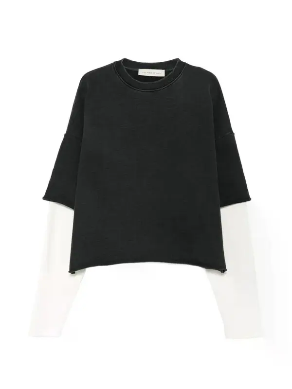STAY HUMAN ON EARTH Layered Sweatshirt