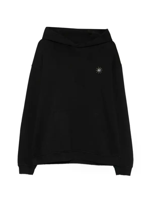 HTC LOS ANGELES Sun Crystal-embellished Hoodie - Black