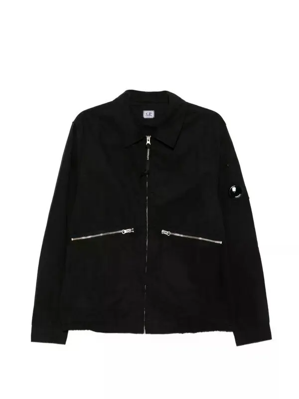 C.P. COMPANY Micro -reps Lens-detail Zip-up Shirt Jacket