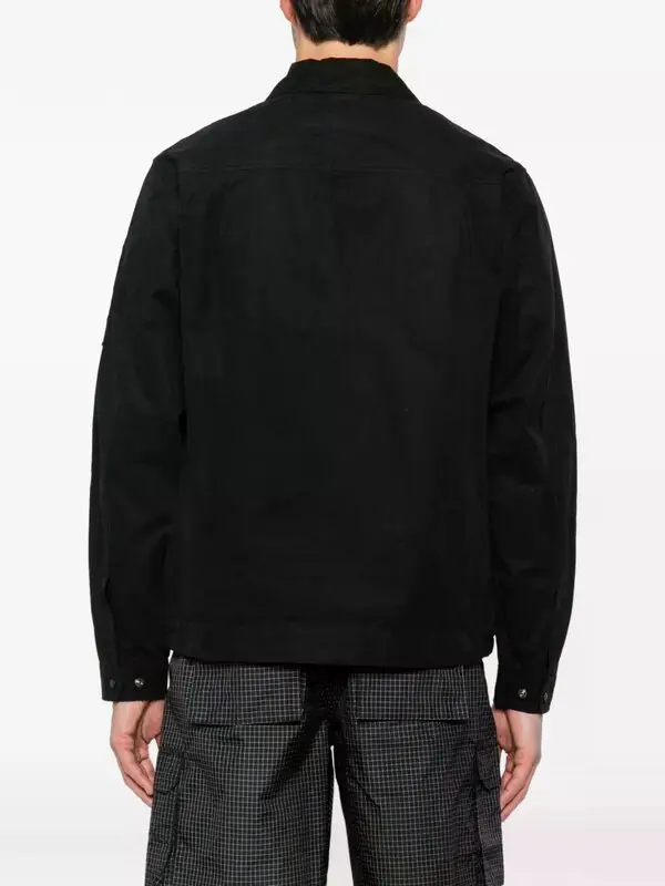 C.P. COMPANY Micro -reps Lens-detail Zip-up Shirt Jacket