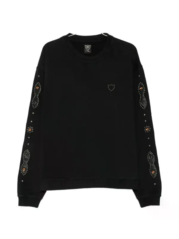 HTC LOS ANGELES Studded Sweatshirt - Black