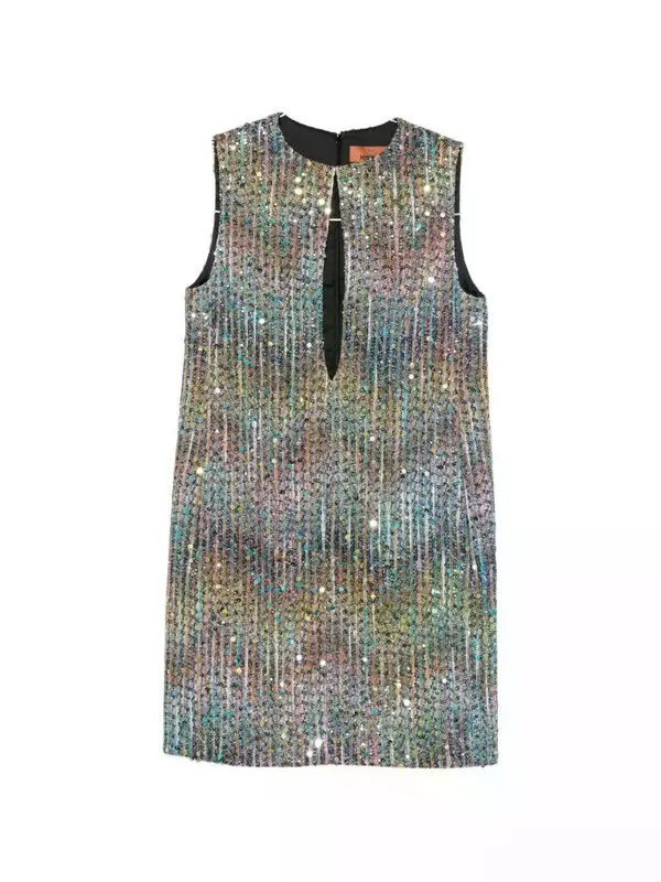 Missoni Sequin-embellished Metallic-thread Mini Dress - Pink