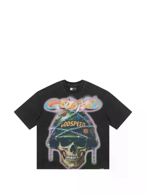 GODSPEED Badges Of Honor Graphic-print T-shirt - Black