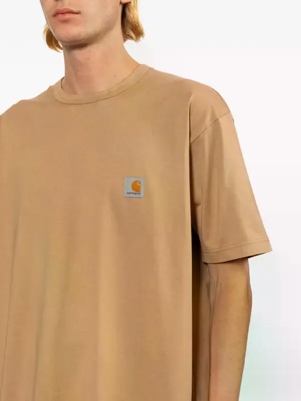 Junya Watanabe X Carhartt Logo-print Cotton T-shirt - Brown